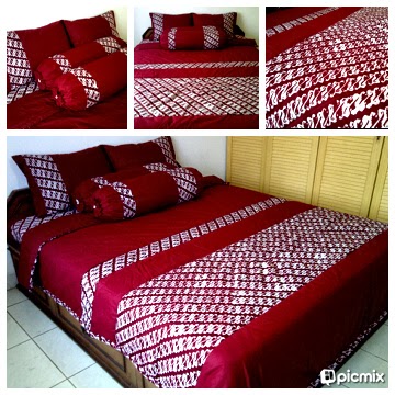 Bantal Sarung dan Sprei Batik