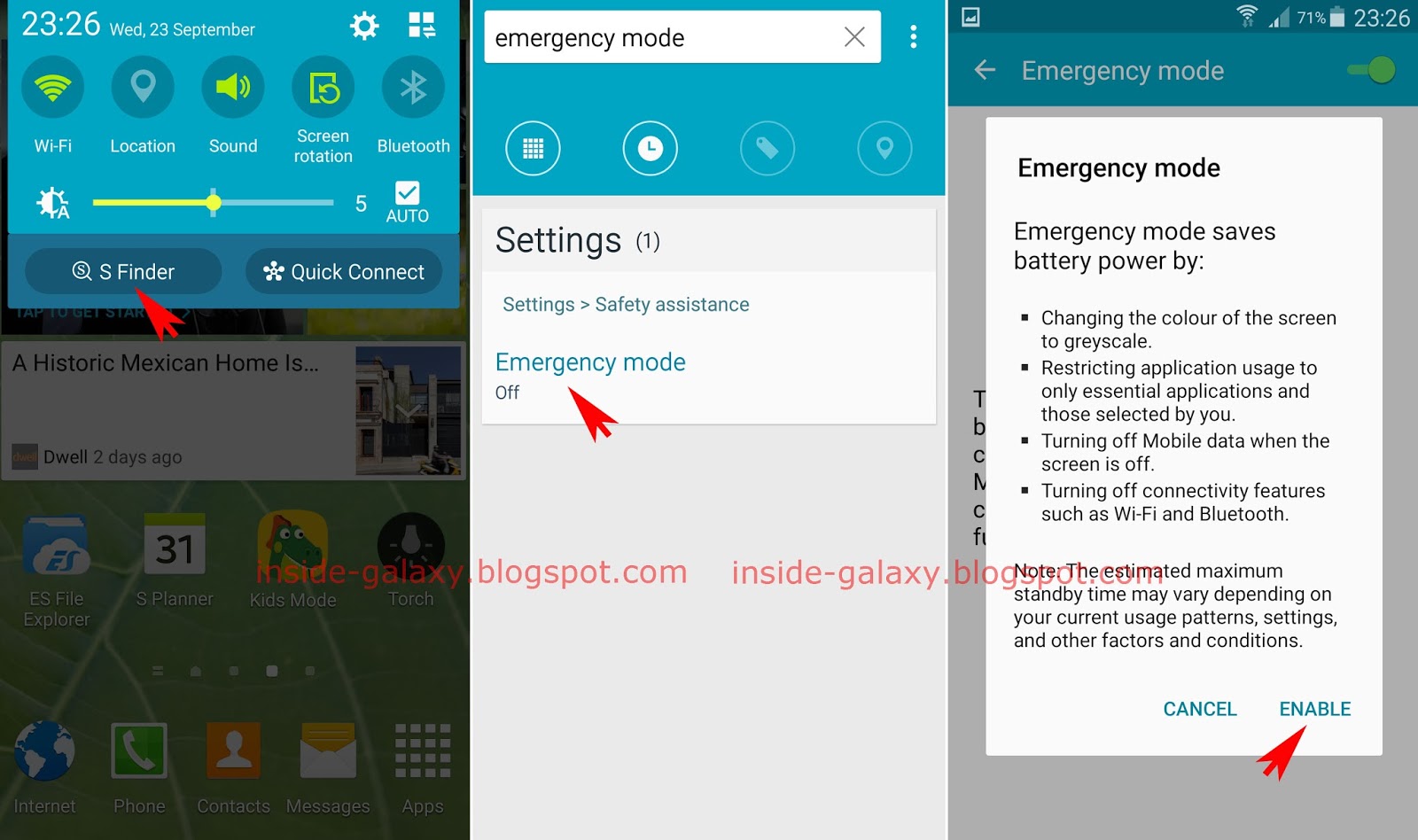 Inside Galaxy: Samsung Galaxy S5: How to Enable Emergency Mode in ...