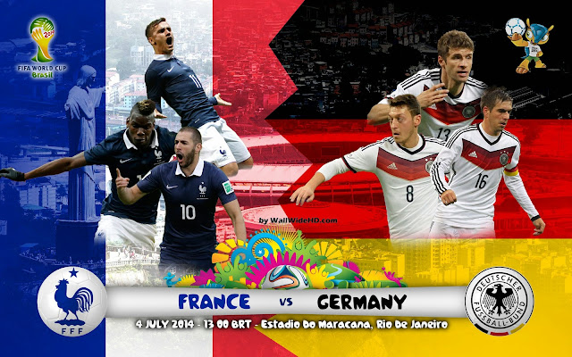 France vs Germany - English walls