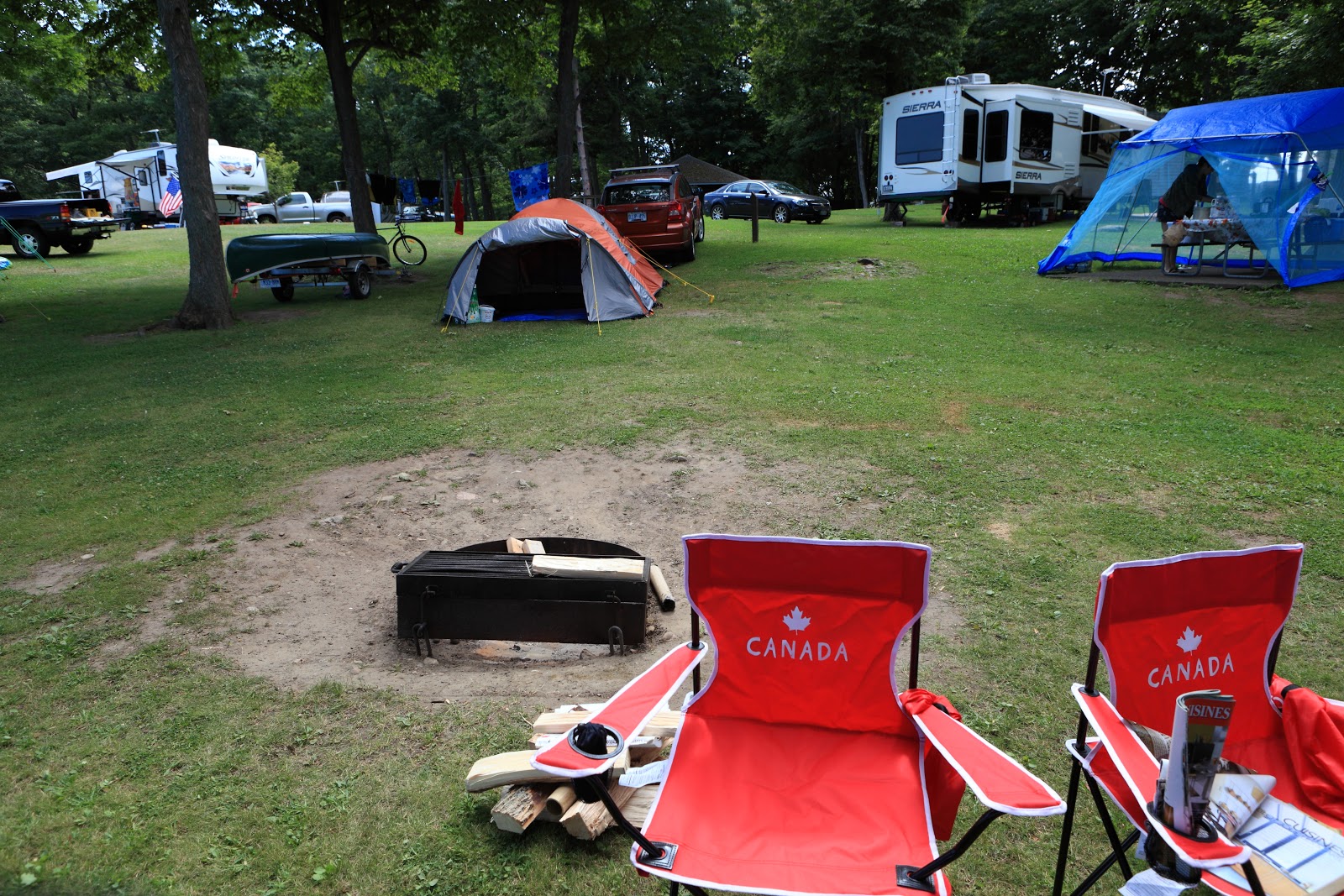 The Campsites: Cedar Point New York State Park