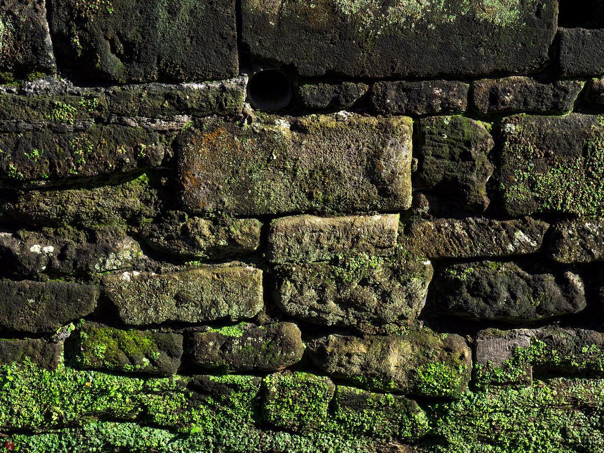 FROM THE GARDEN OF ZEN: Stone wall: Kencho-ji
