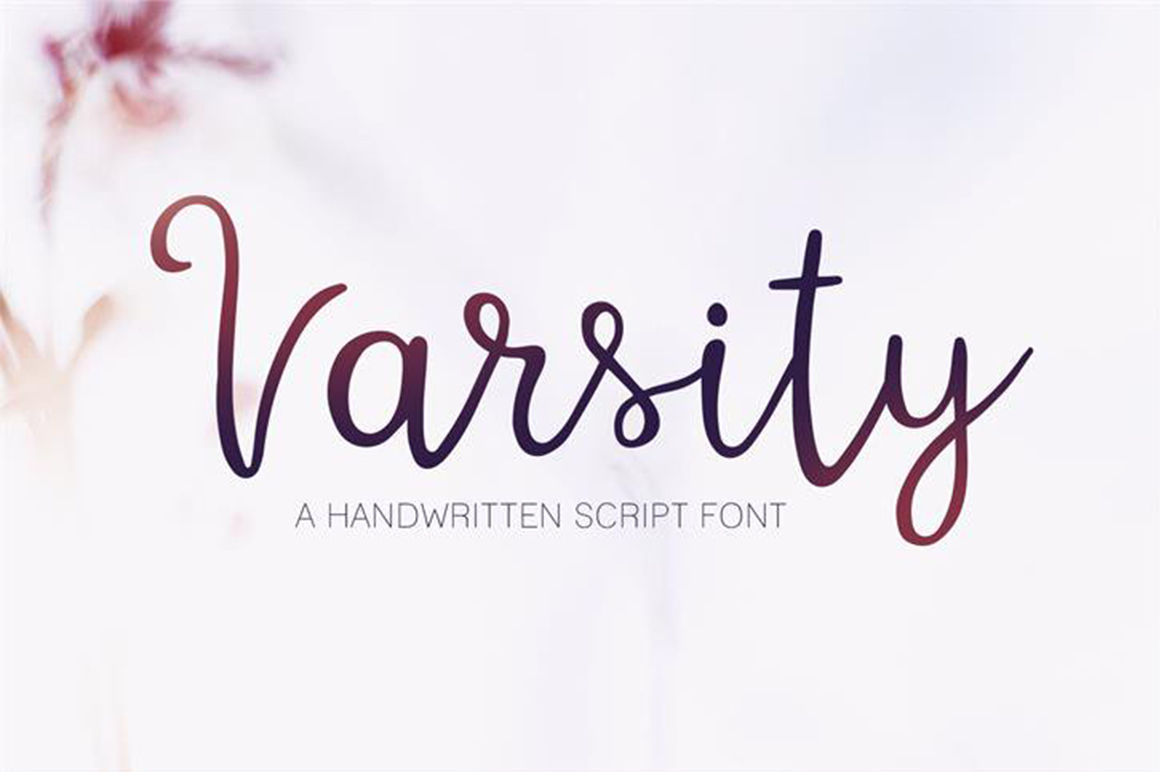 DLOLLEYS HELP: Varsity Free Font