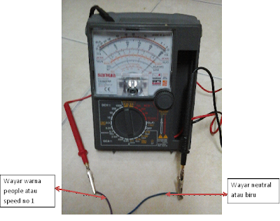 Internship: 4.1.6 LANGKAH 6 : PENGUJIAN WAYAR BUMI.