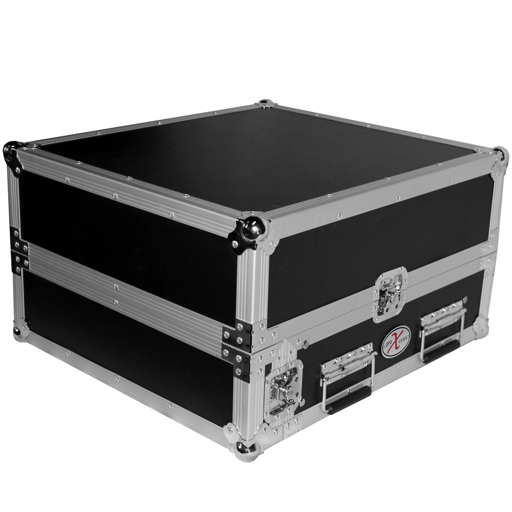 Pro X Cases: 4 Space Amp Rack 10 Slanted Top 4U 10U Mixer DJ Combo Rack ...