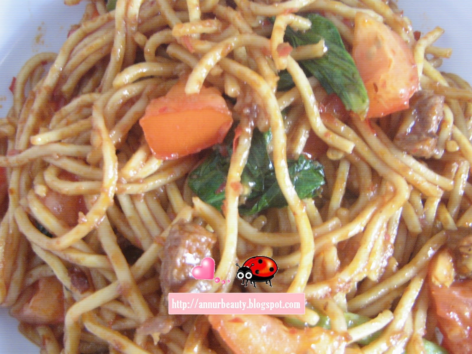 Mee Goreng Daging Bertomato - kEmA.kItCheN