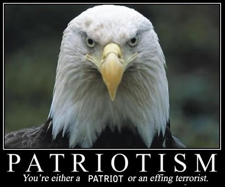 Patriotism: My Country, Right or Wrong ~ Bored Inside