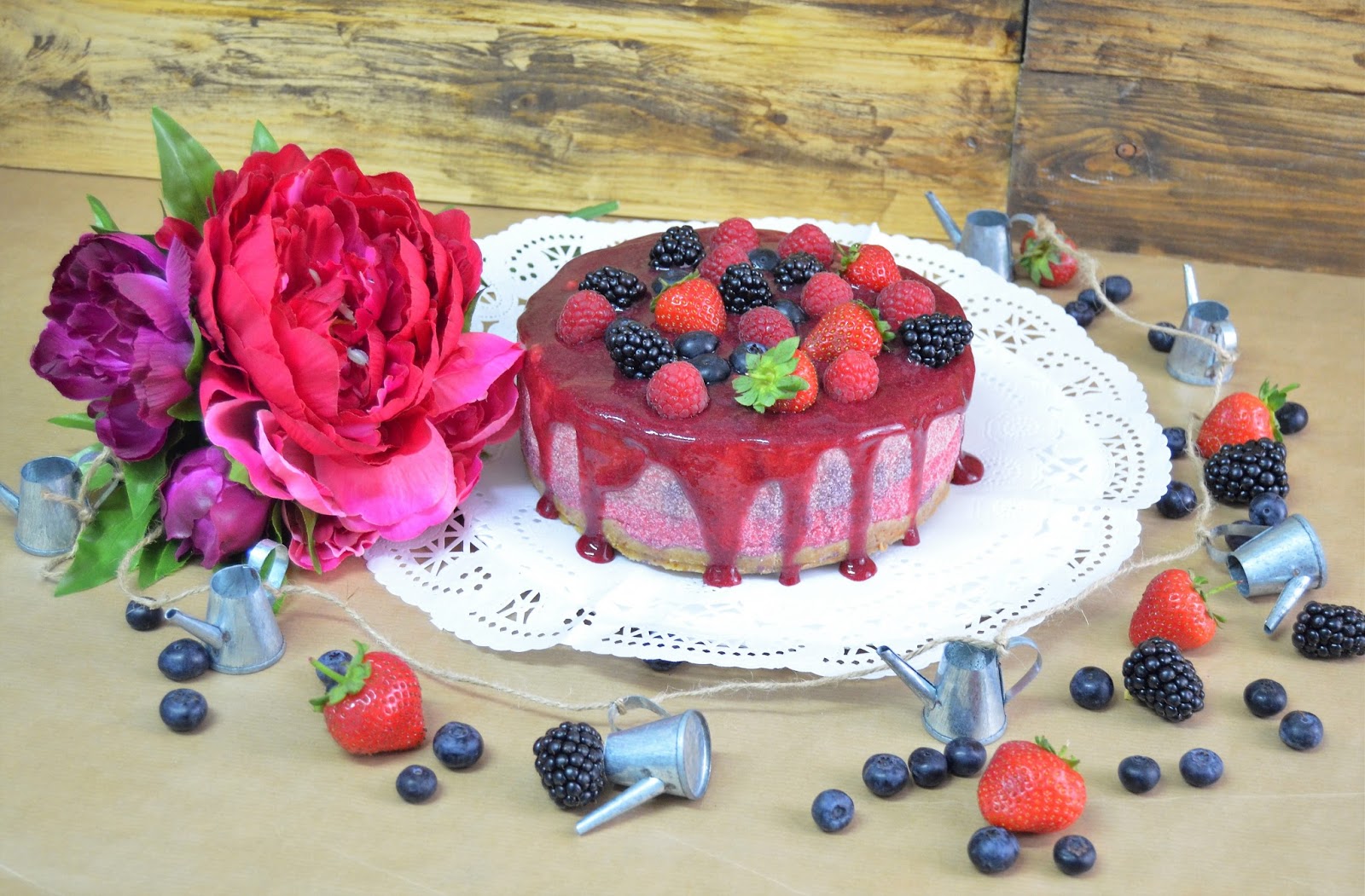 LAS DELICIAS DE MAYTE: TARTA DE FRUTOS ROJOS