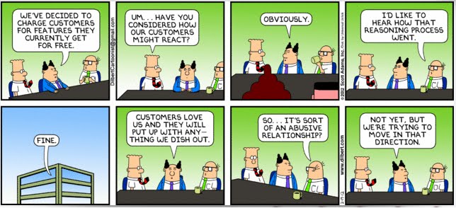 Business Analytics News by Marcus Borba: Dilbert on Customer Experience ...