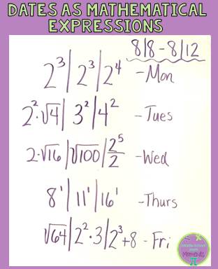 Math Fun - With Dates (#mathdates)!
