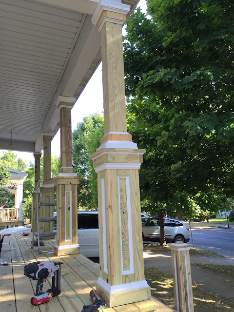 Oak Hill Trim: Porch Rebuild