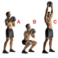 1.5 to 150: Pyramid Ball Toss/Squat