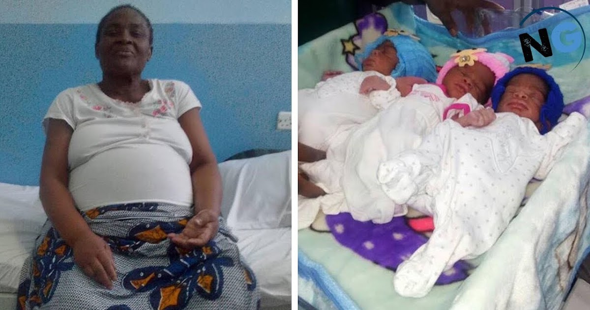 62yr old gives birth to triplets after 33 years of barrenness