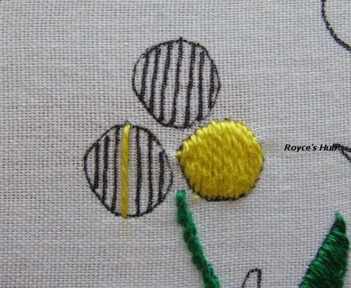 Royce's Hub: How to Satin Stitch a Circle