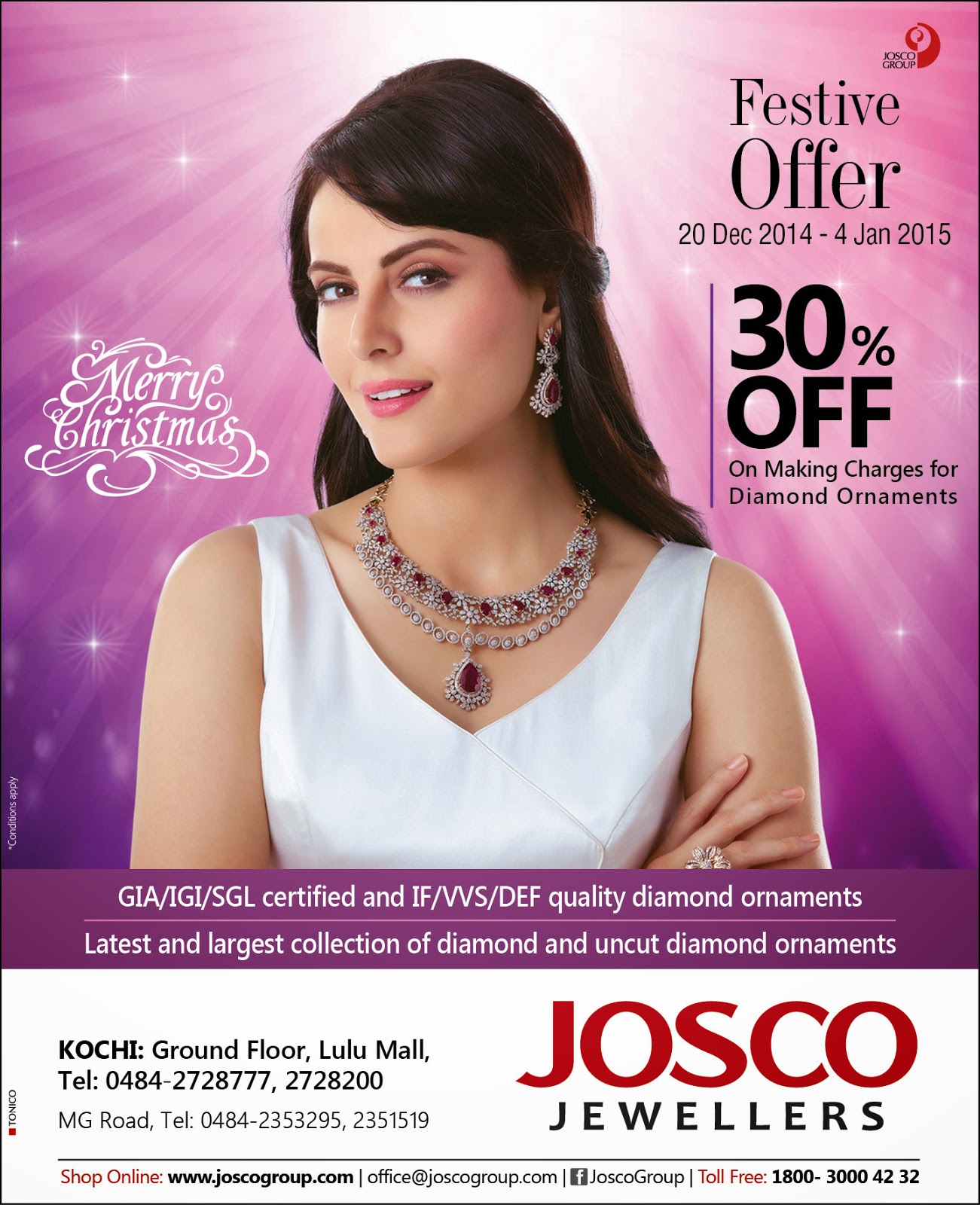 Diamond Jewellery Print Ads