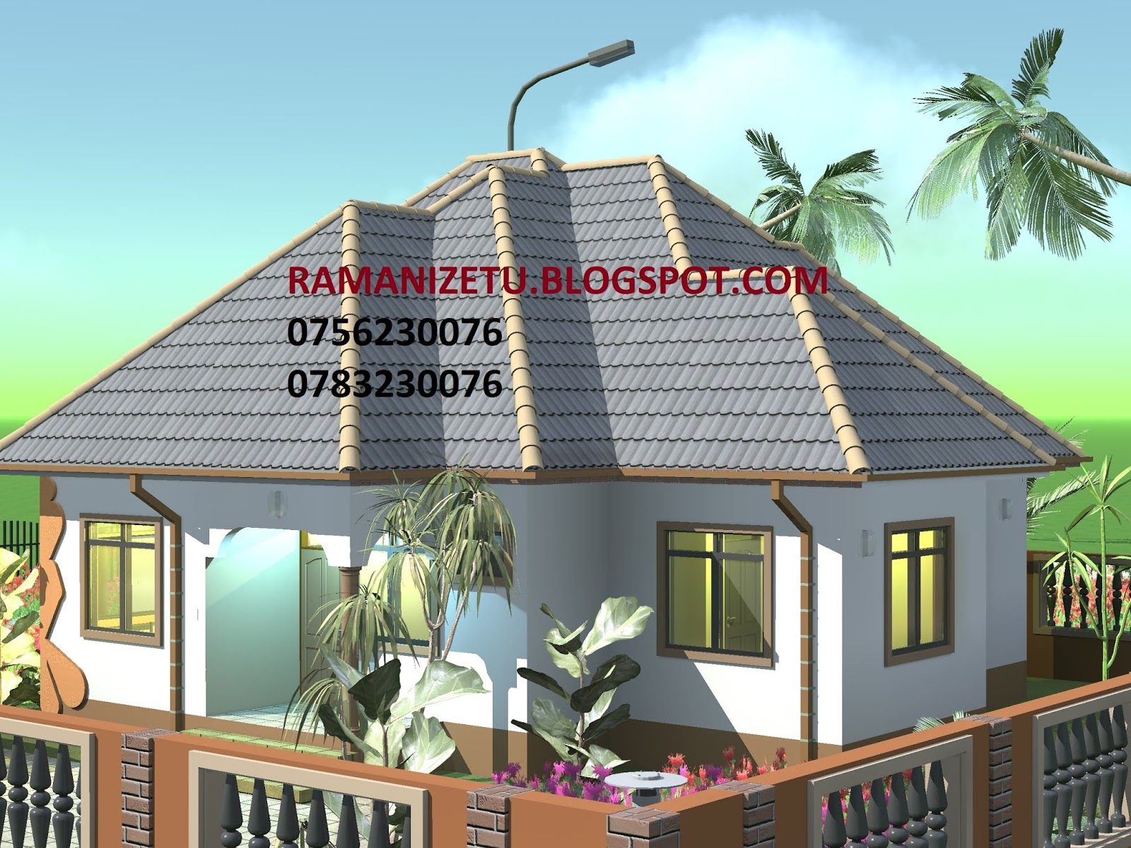 3BED ROOM FAMILY HOUSE DESIGN. - RAMANI ZETU.