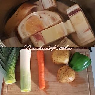 Nyambura's Kitchen: SUPU YA KONGORO (COW LEGS SOUP)