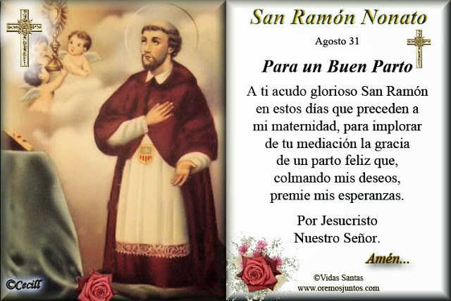 ® Blog Católico Gotitas Espirituales ®: ORACIÓN A SAN RAMÓN NONATO PARA ...