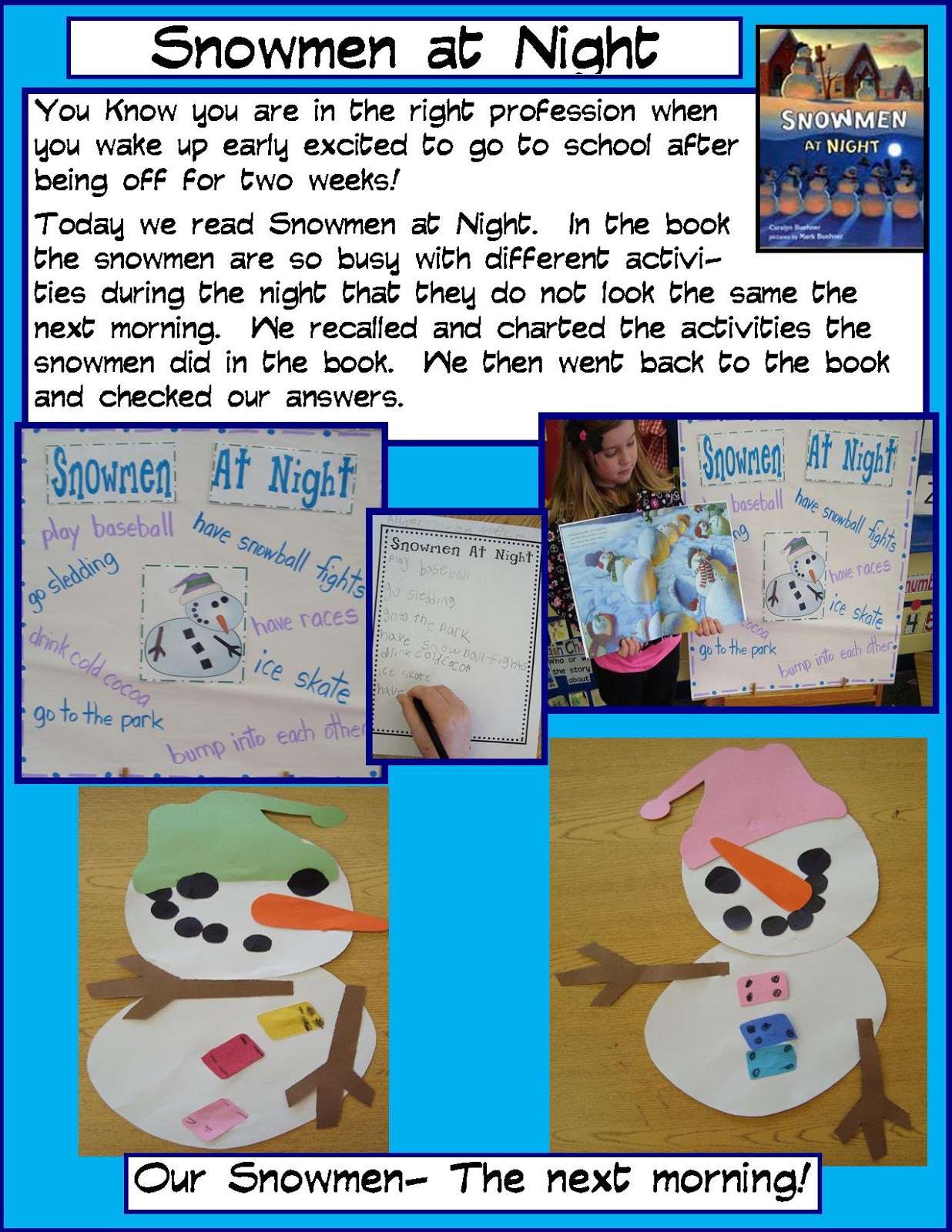 Golden Gang Kindergarten Snowmen At Night golden-gang-kindergarten-snowmen-at-night