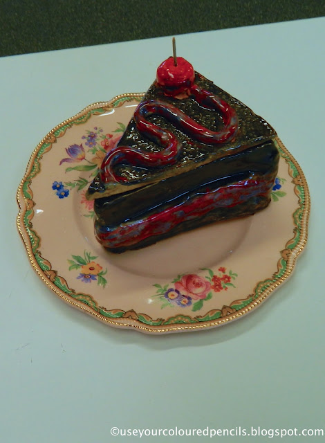 Use Your Coloured Pencils: Ceramic Cake Sculptures