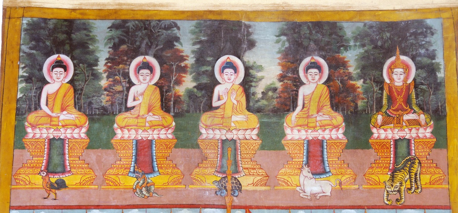 KhmerImagery By Vittorio Roveda: The White Crow and the Five Buddhas