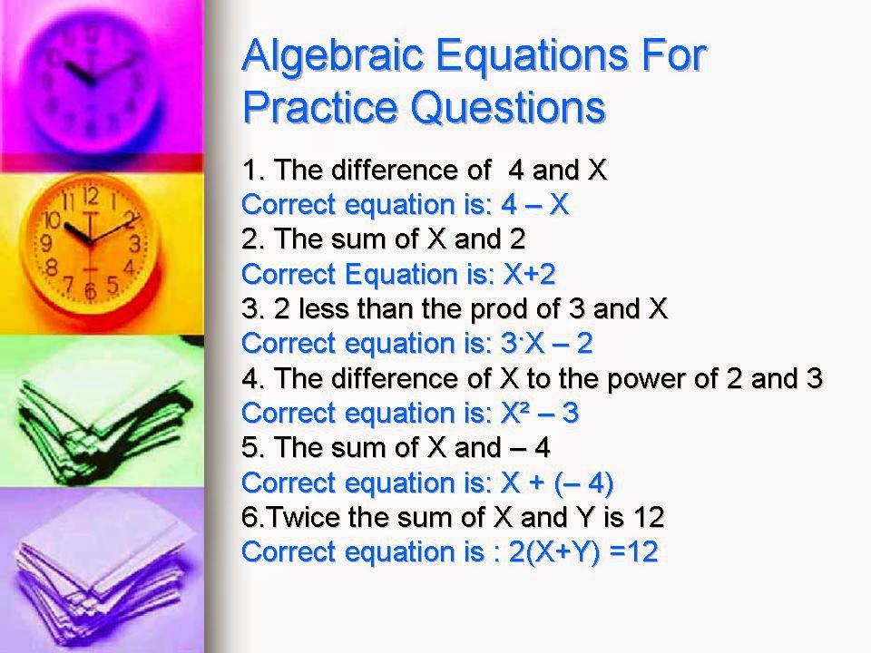 Math Help: Math Practice Questions