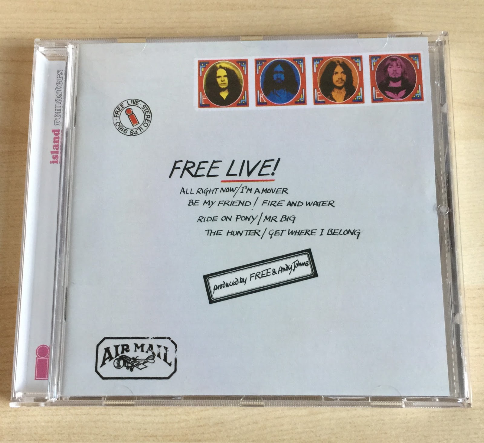 Sounds Good, Looks Good...: "Free Live!" by FREE (September 2016 Island ...