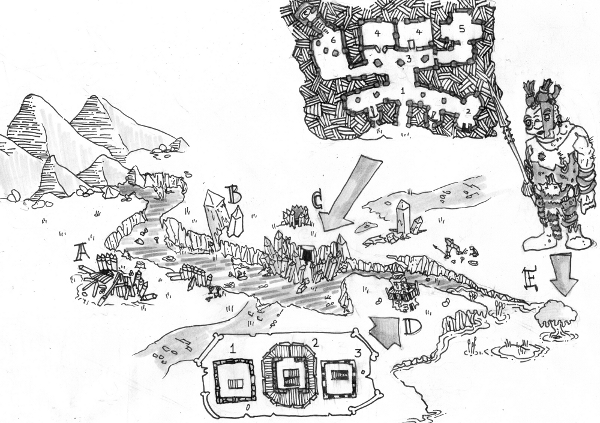 Dungeon of Signs: One Page Dungeon Contest - Brittlestone Parapets