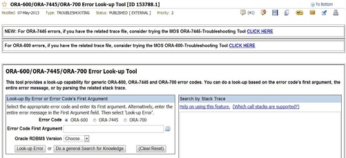 Dbakeeda How To Troubleshoot Ora 00600 Internal Error In Oracle
