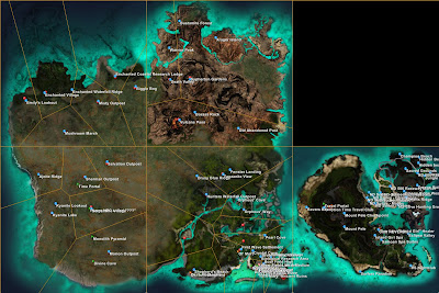 Entropia HUNiverse: Térképek