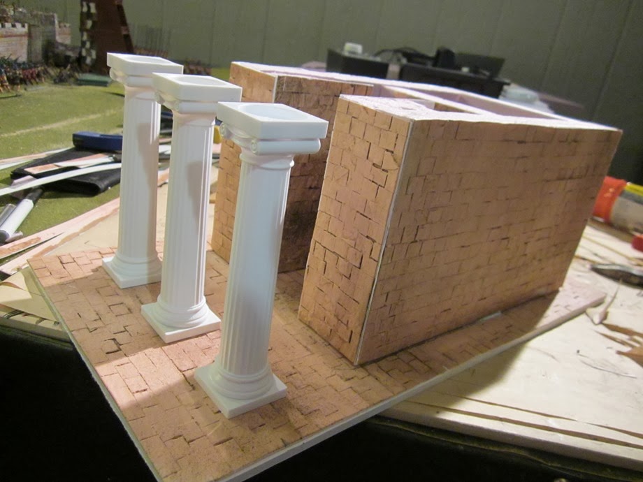 Tides of War: Paint Bench: Building a set of 28mm Greek Temples All ...
