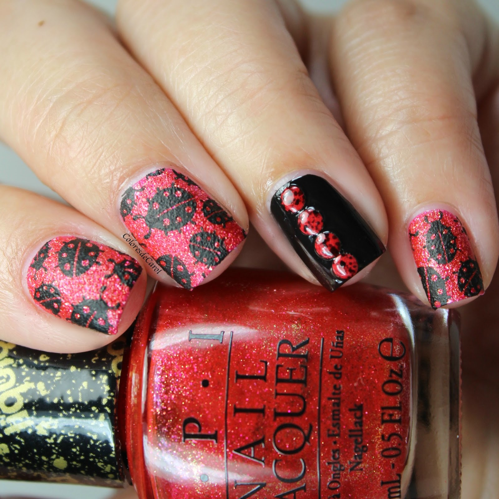 OPI Magazine Cover Mouse and ÜberChic 3-03 | Colores de Carol | Bloglovin’