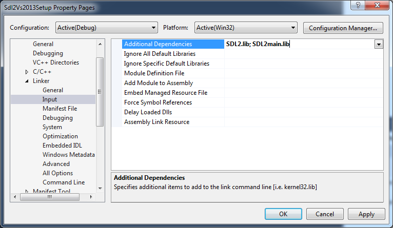 Programmer's Ranch: SDL2: Setting up SDL2 in Visual Studio (2013 or any ...