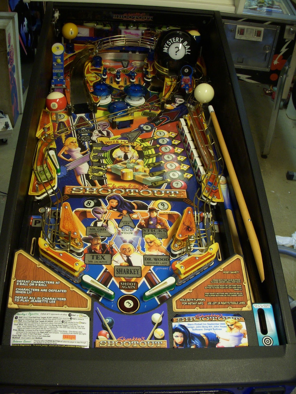 Pinball: Sharkey’s shootout
