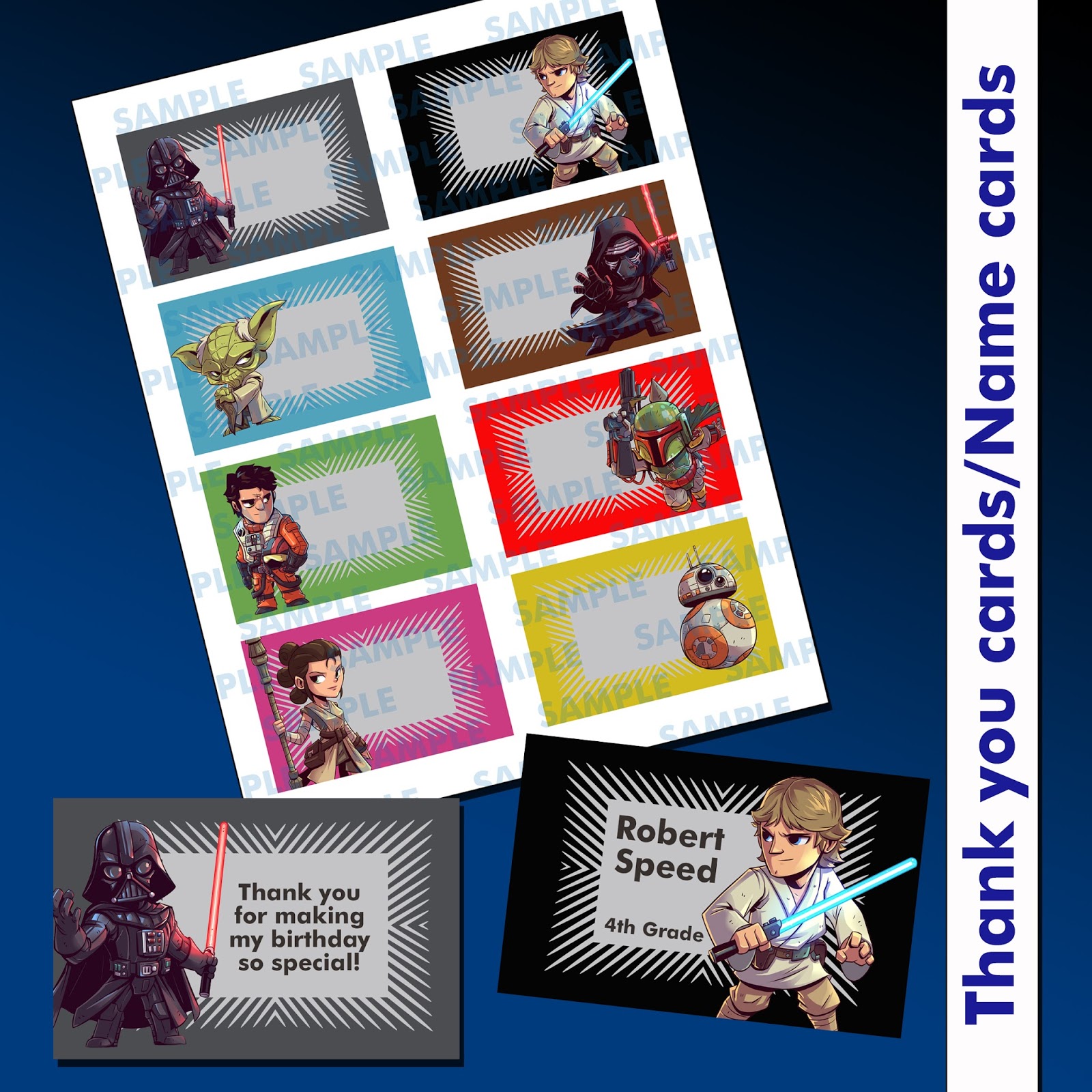 The Childrens Zone Digi Designs: Star Wars School Labels / Star Wars ...