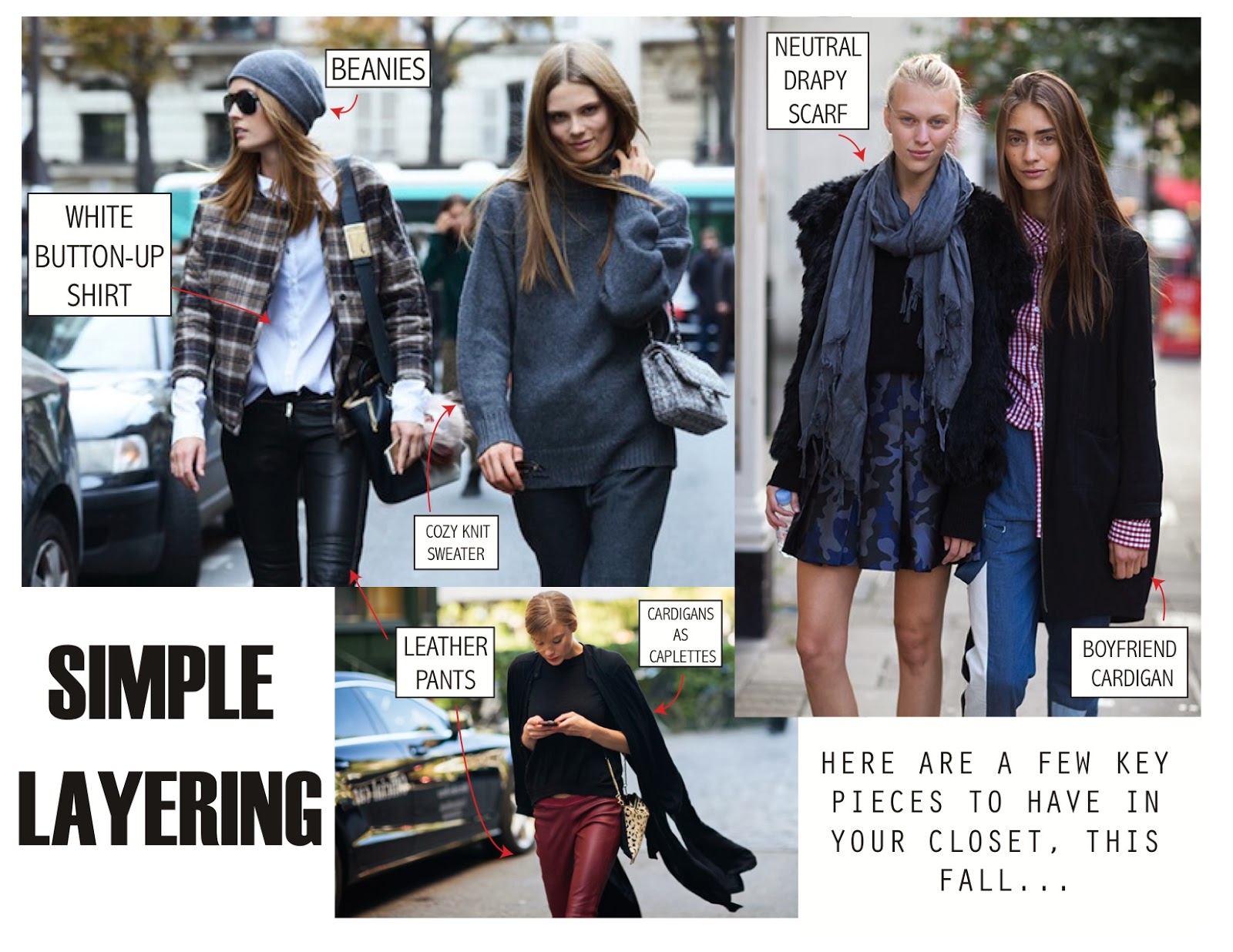 BEHIND THE SEAMS WITH NOËL JEAN: LAYERING FOR FALL!