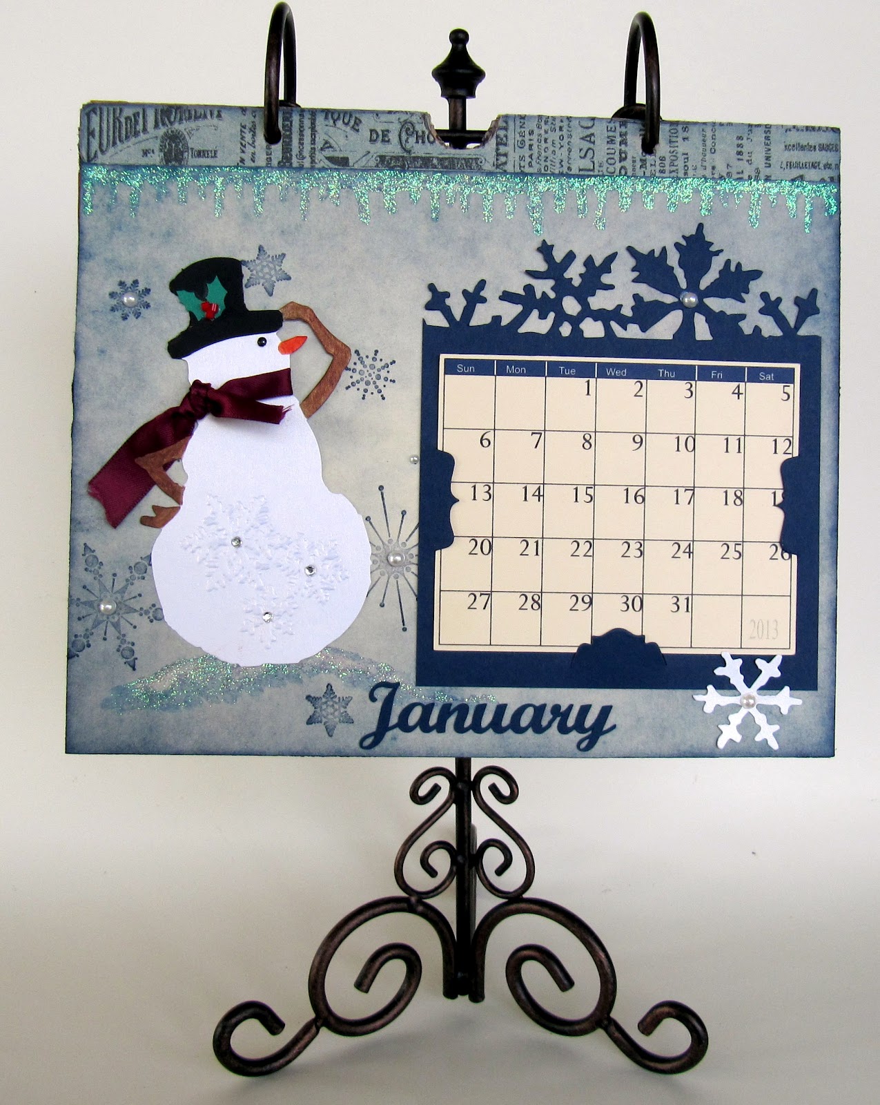 My "Crafty" Life on the Internet: FLIP CALENDAR
