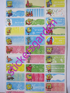 ~Stickers Garden~: New Arrivals for 30 x 13mm Name Stickers