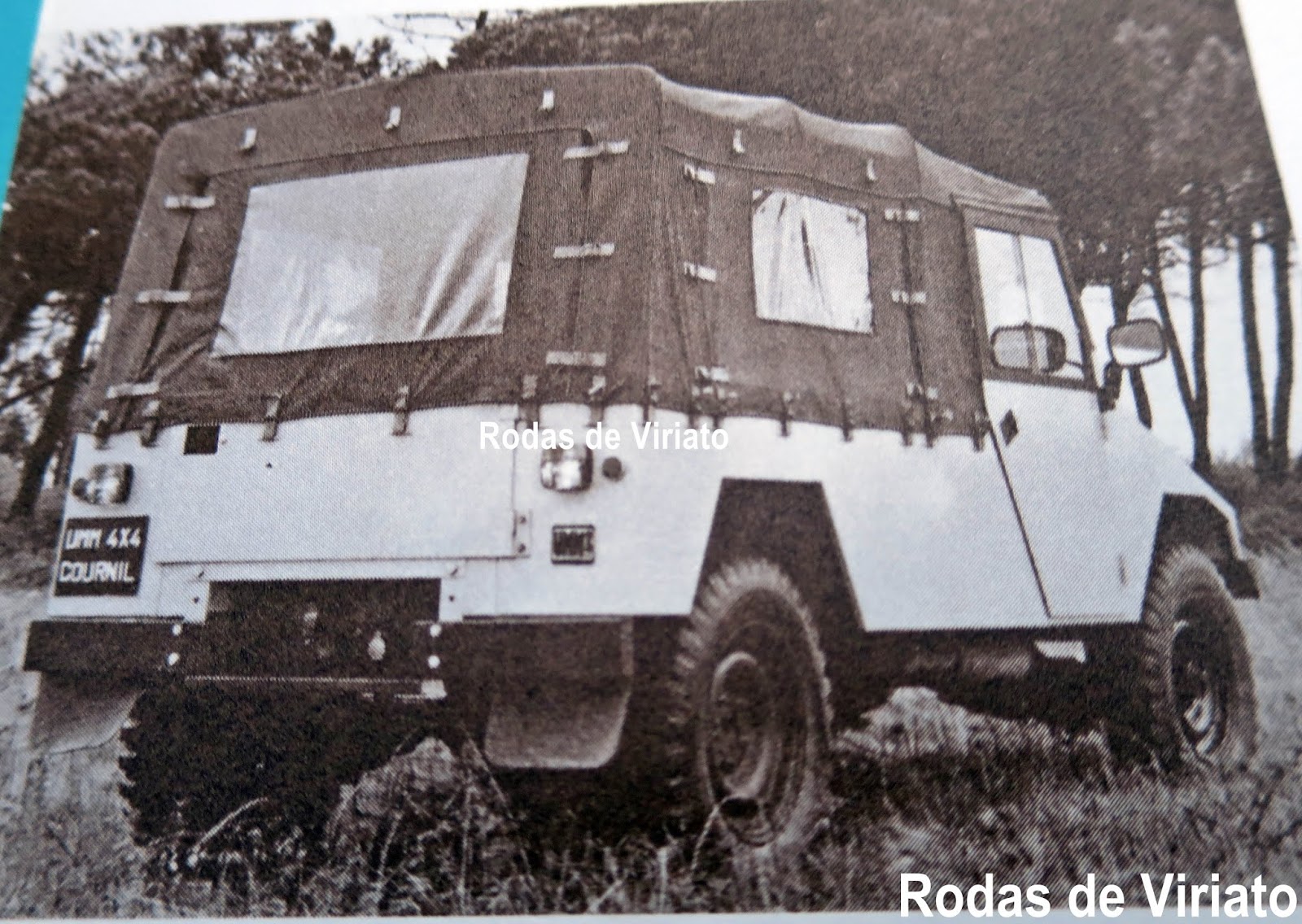 Folheto do jipe UMM 4x4 Cournil 1979 [41 anos UMM]