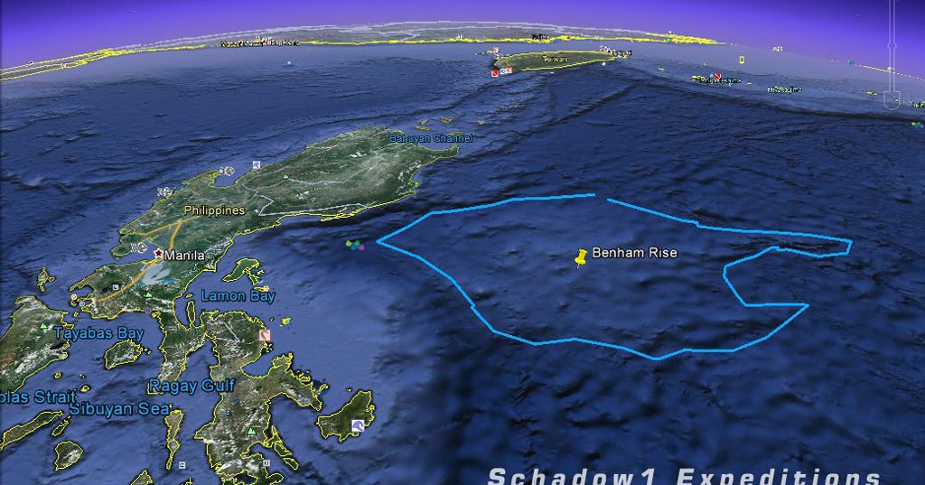 Benham Rise : Schadow1 Expeditions | A travel and mapping resource for ...