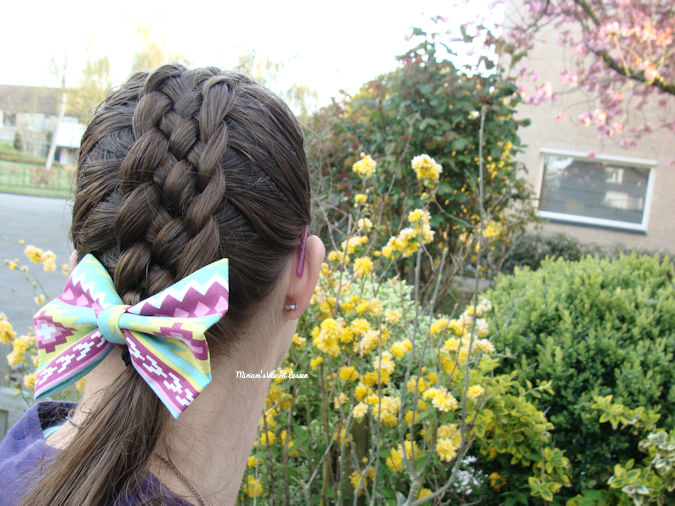 Miriam's Vlecht Lessen: 6 plukken in-/opvlecht (6 strand French/Dutch ...