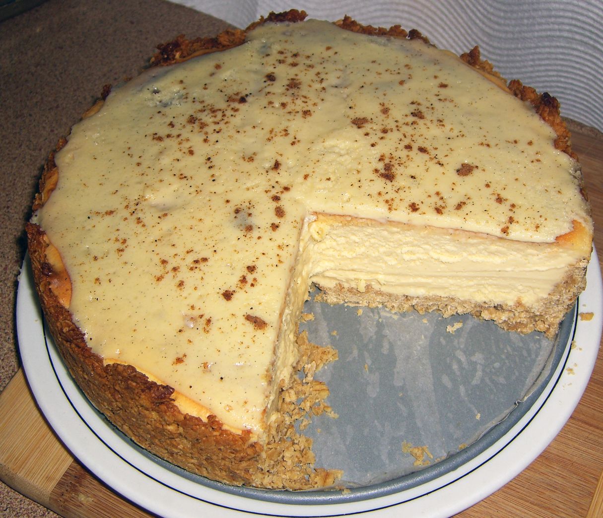 Baked Lemon, Lime Cheesecake