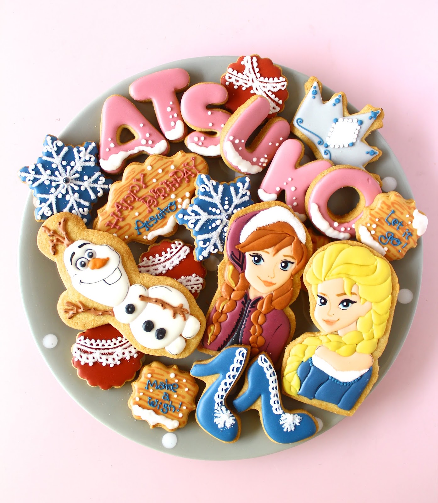 Sweeten your day.: アナと雪の女王 アイシングクッキー Frozen icing cookies!