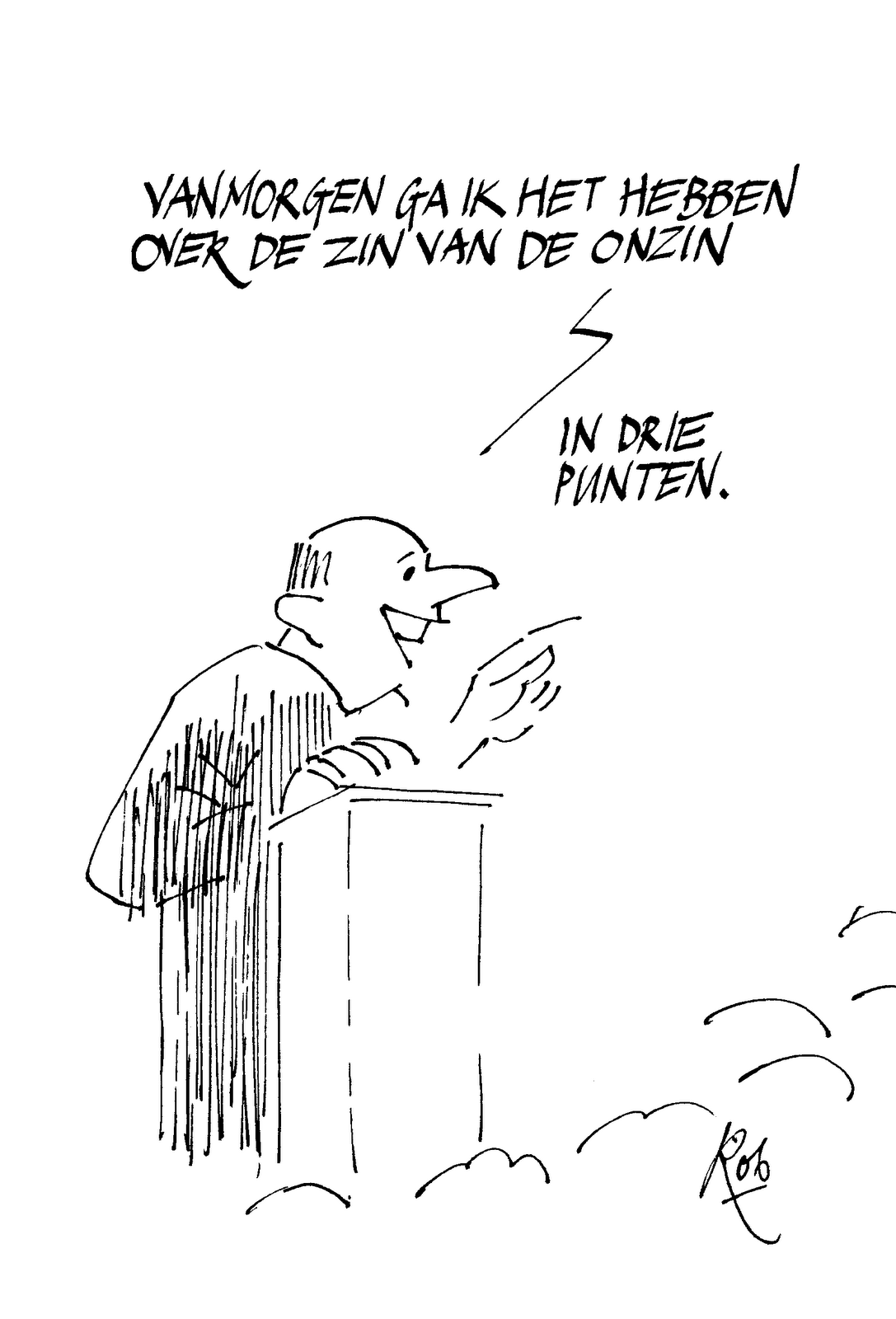 Pittig preken: Onzin op de kansel?