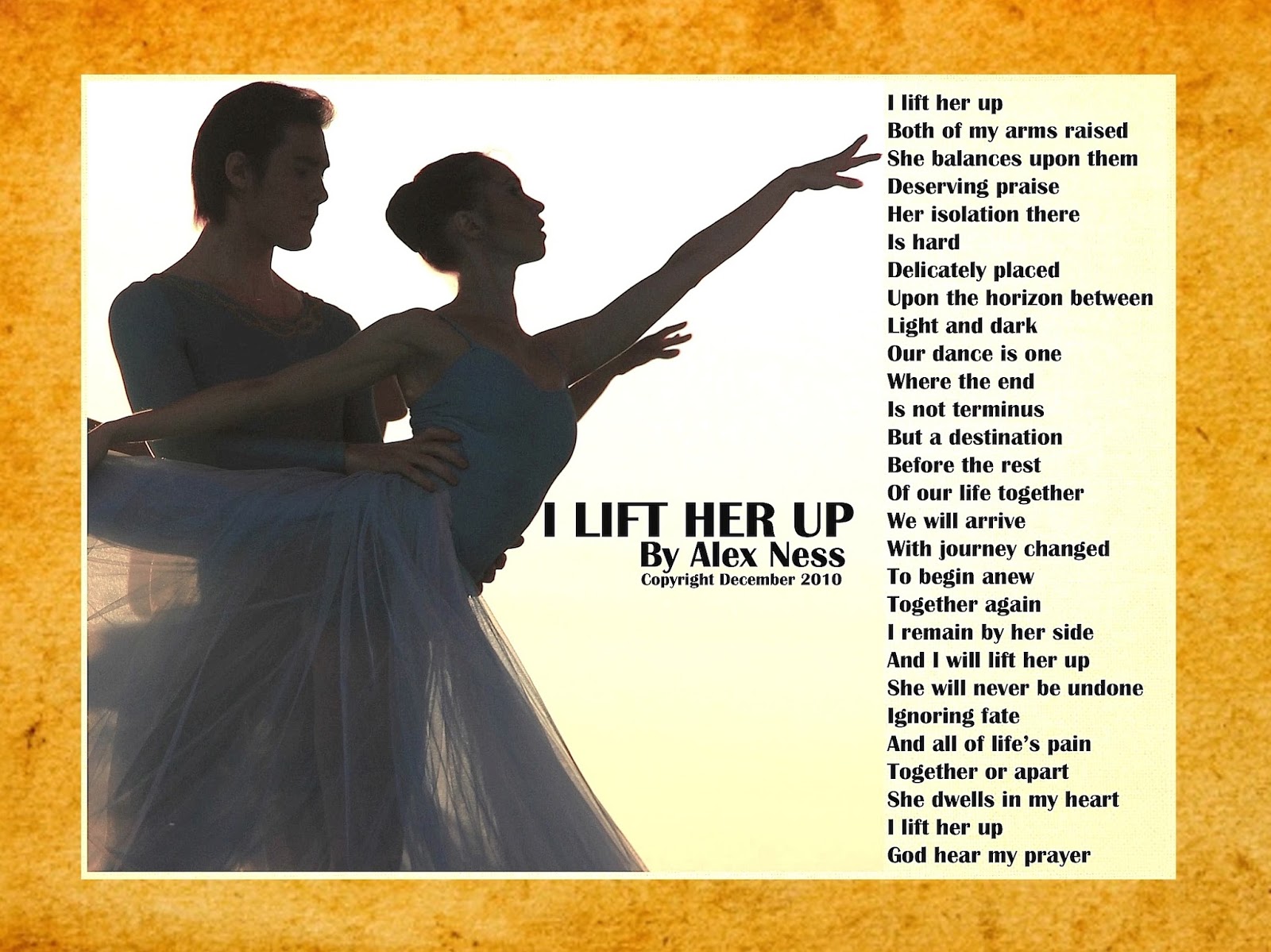 THE POETRY OF ALEX NESS