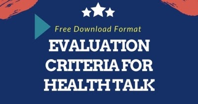 Free download format Evaluation Criteria For Health education or health ...