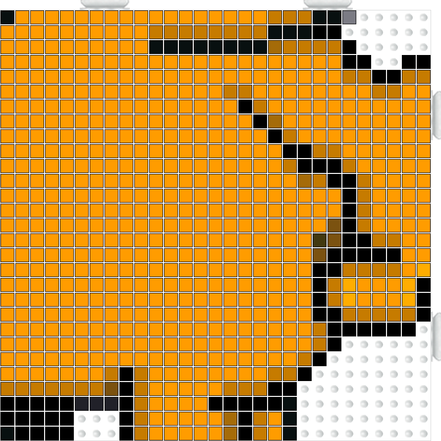 MeGustaHAMABEADS.com: PlantillasHamaBeads Garfield Parte 1