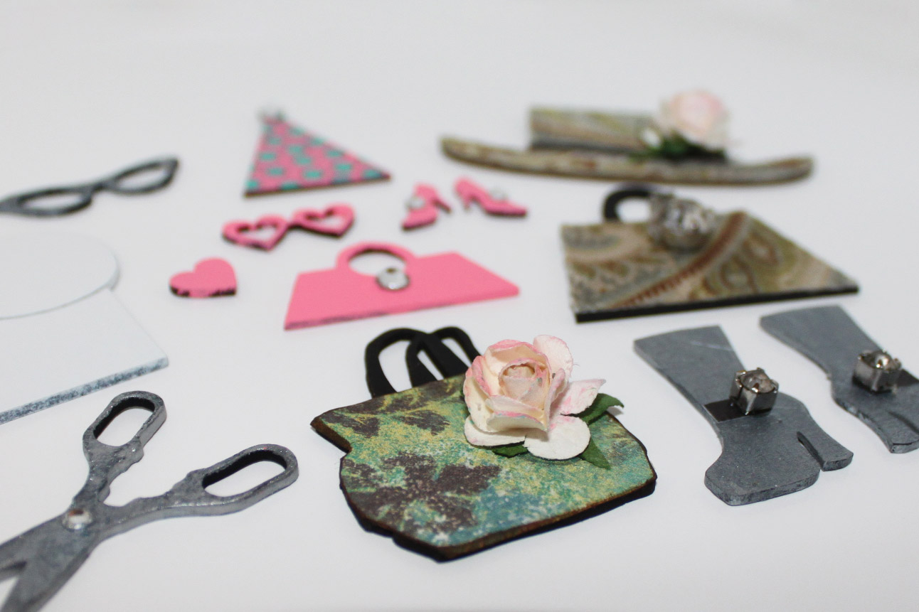 Retro Café Art Gallery: The NEW Unique Collage Cut-Outs Accessory Line ...