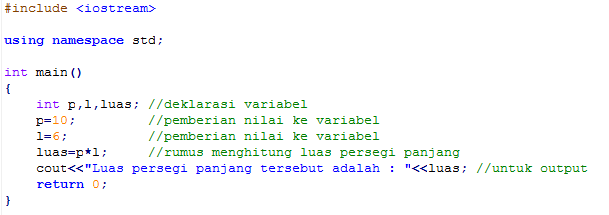Mengenal Variabel dan Konstanta pada Pemrograman C++ ~ Belajar Bahasa ...