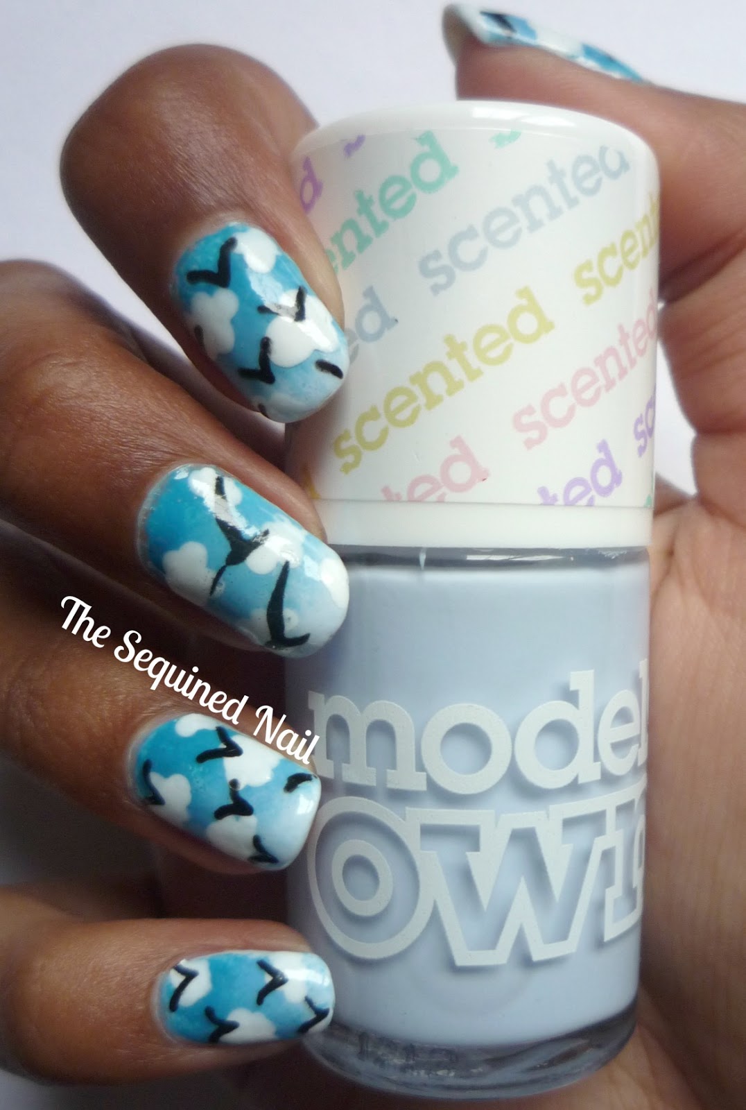 The Sequined Nail: Sky Scene Nails