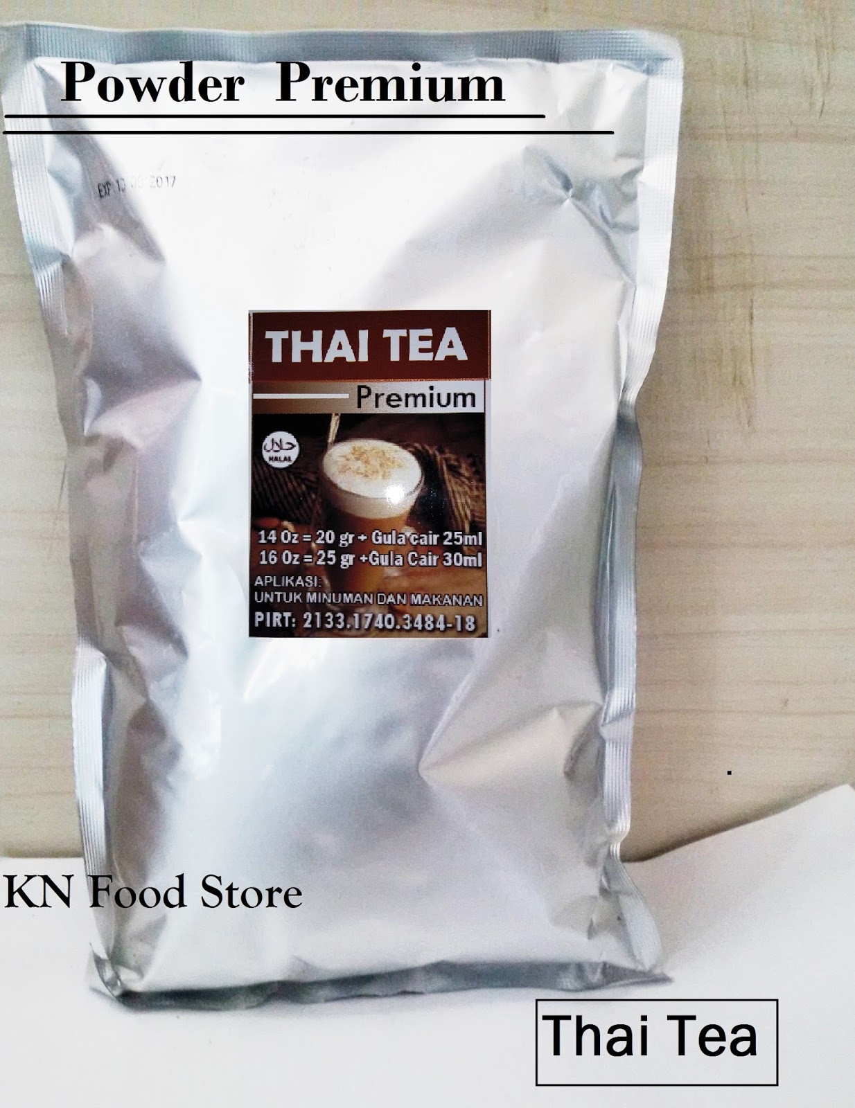 Powder Thai Tea Premium 1 kg | Grosir Powder Bubble